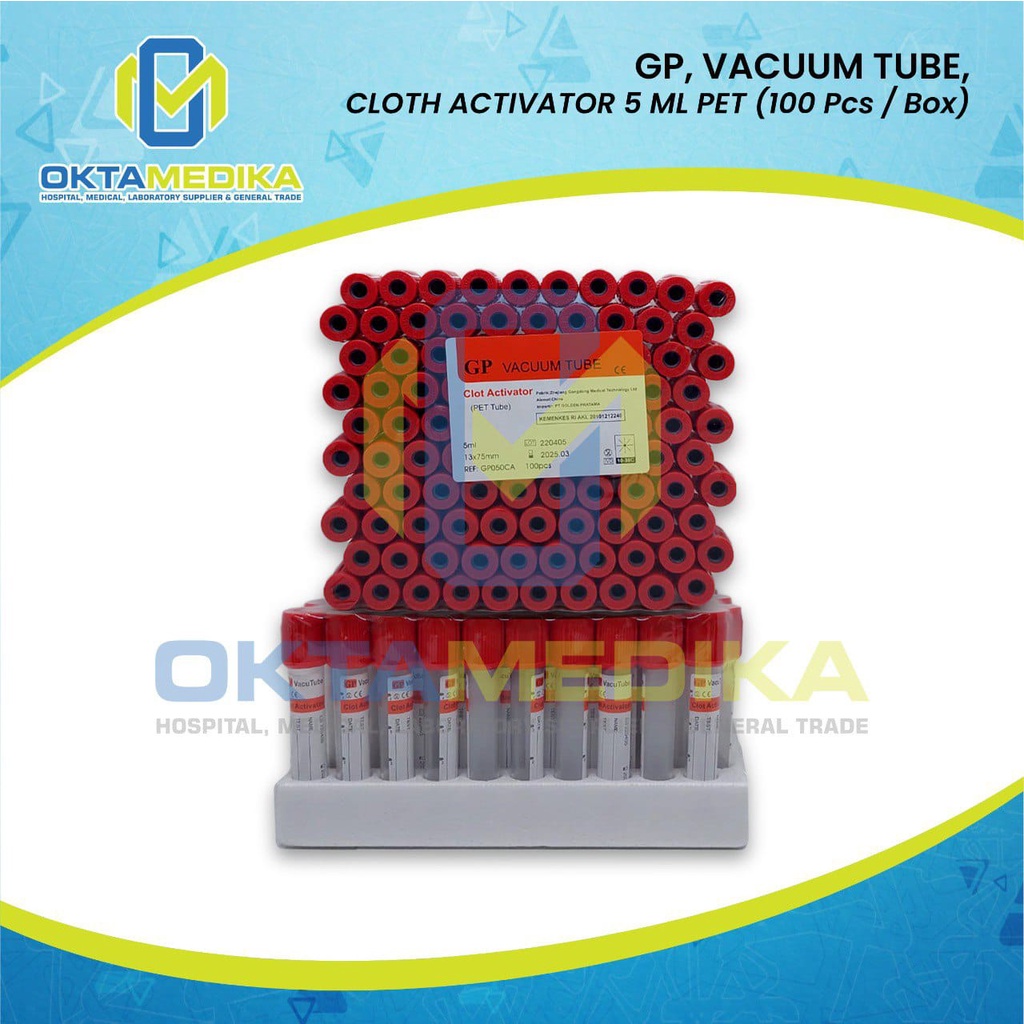 Jual GP-VAC TUBE CLOTH ACTIVATOR 5ML PET (100'S/BOX) | Shopee Indonesia