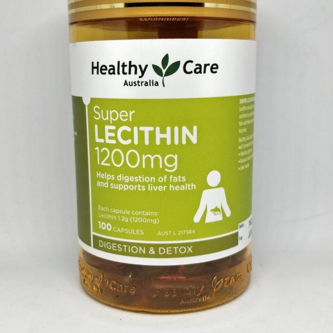 Jual Healthy Care Super Lecithin 1200mg 100 tablet kapsul | Shopee ...