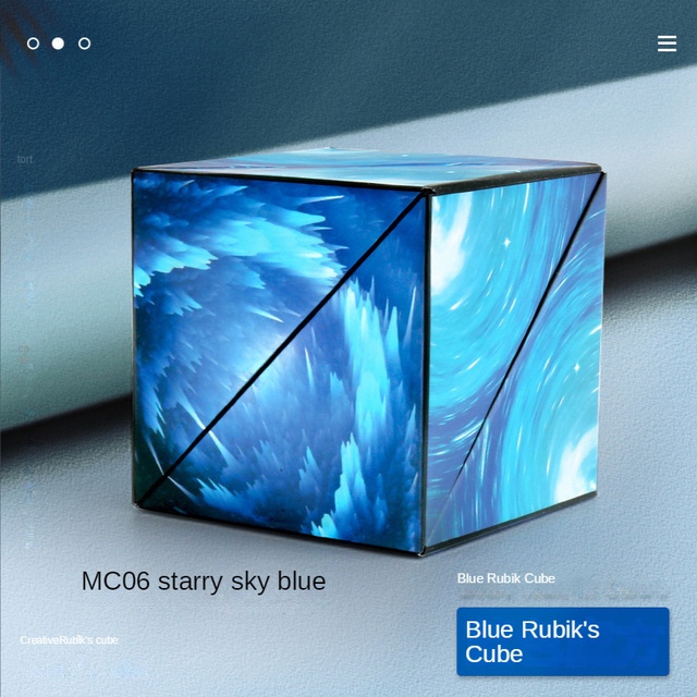 Jual Magic Cube Magnetic Mainan Rubic Cube Anti Stress 3D Hand Flip ...