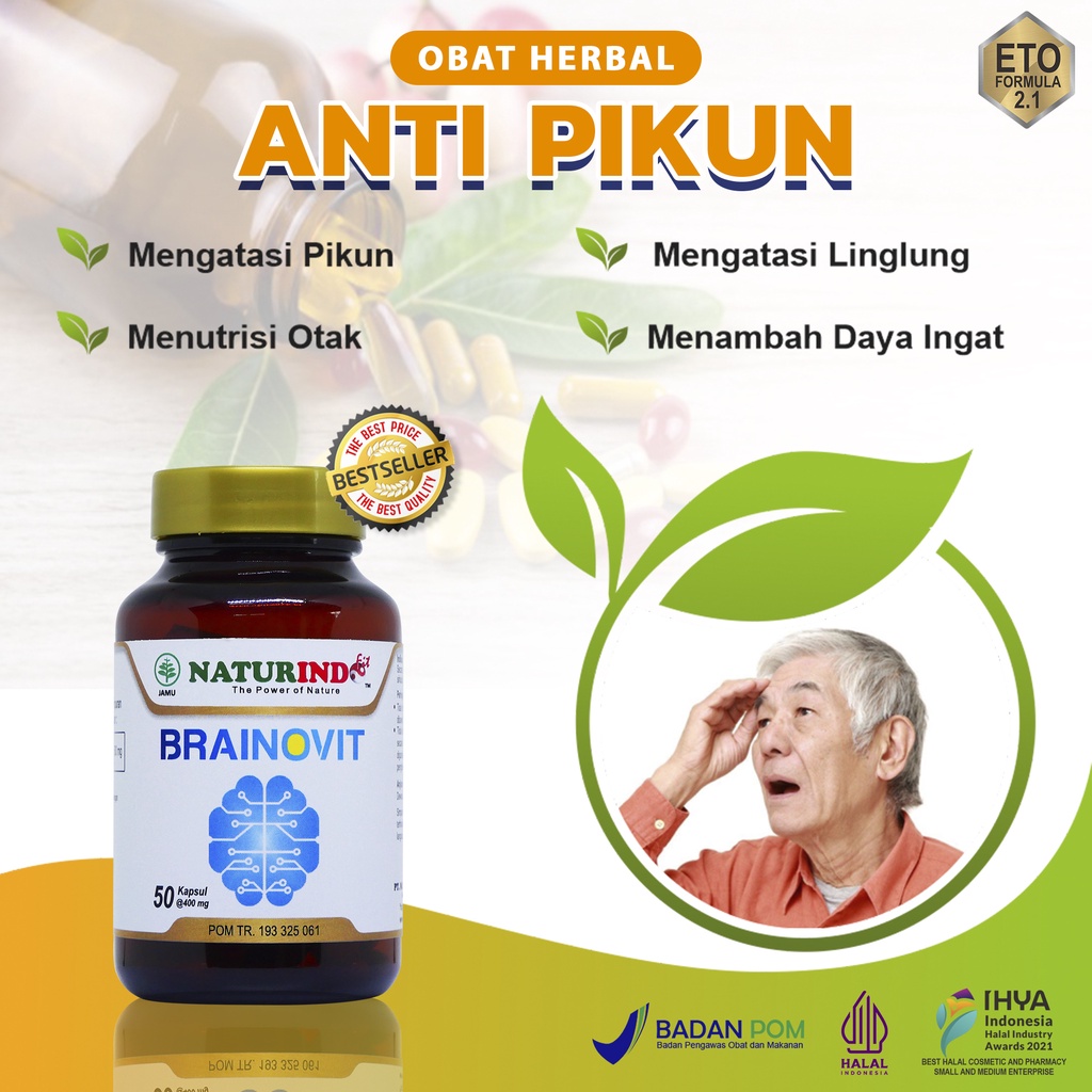 Jual Obat herbal anti pikun dimensia nutrisi otak menambah daya ingat ...