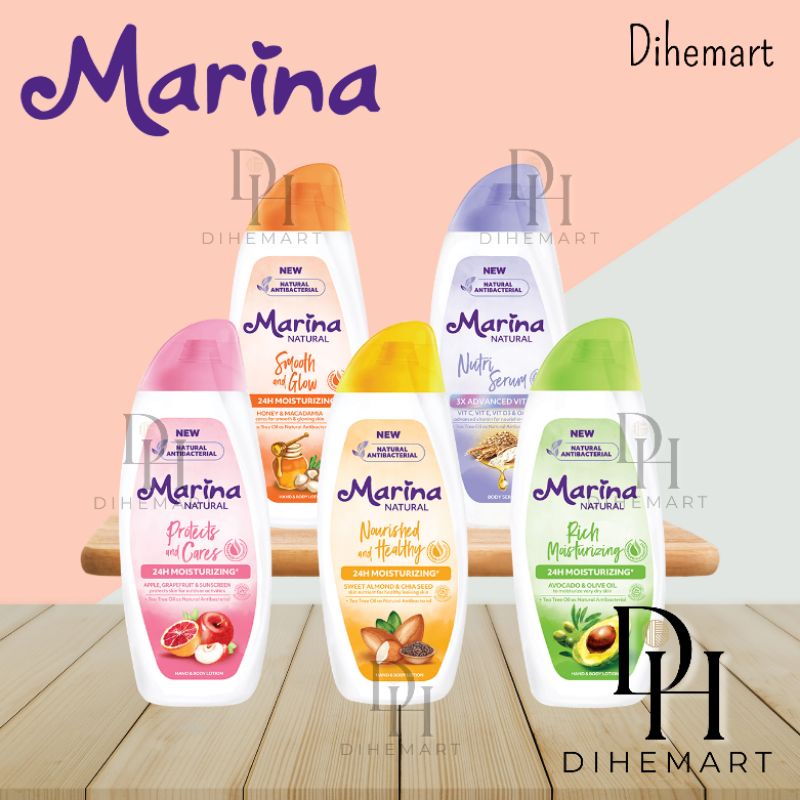 Jual Marina Natural Hand Body Antibacterial 95Ml | Shopee Indonesia