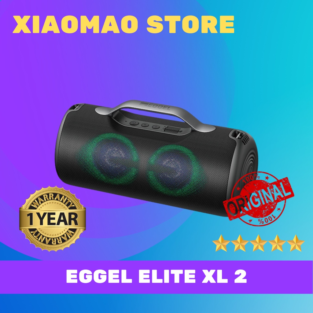 Jual EGGEL ELITE XL 2S Waterproof Portable Bluetooth Speaker with RGB ...