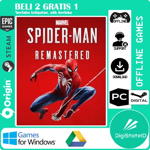 Jual Game Pc Marvels Spider Man Remastered Shopee Indonesia