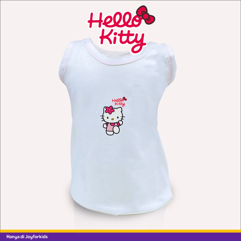 Jual Singlet Katun Anak Hello Kitty Putih Natural | Shopee Indonesia