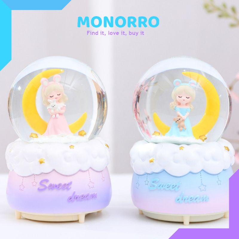 Jual Bola Musik Bola Kristal Snowball Kotak Musik Kado Unik Sweet Dream ...