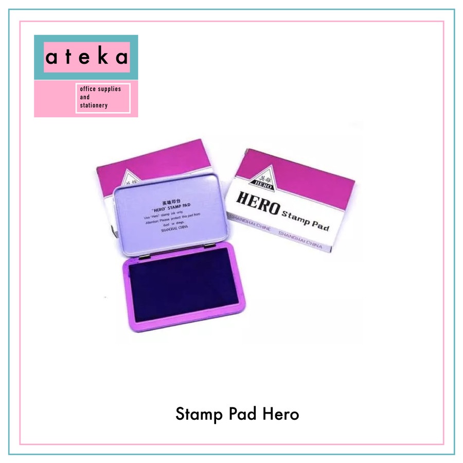 Jual Stamp Pad Hero / Bantalan Stempel - Kecil | Shopee Indonesia