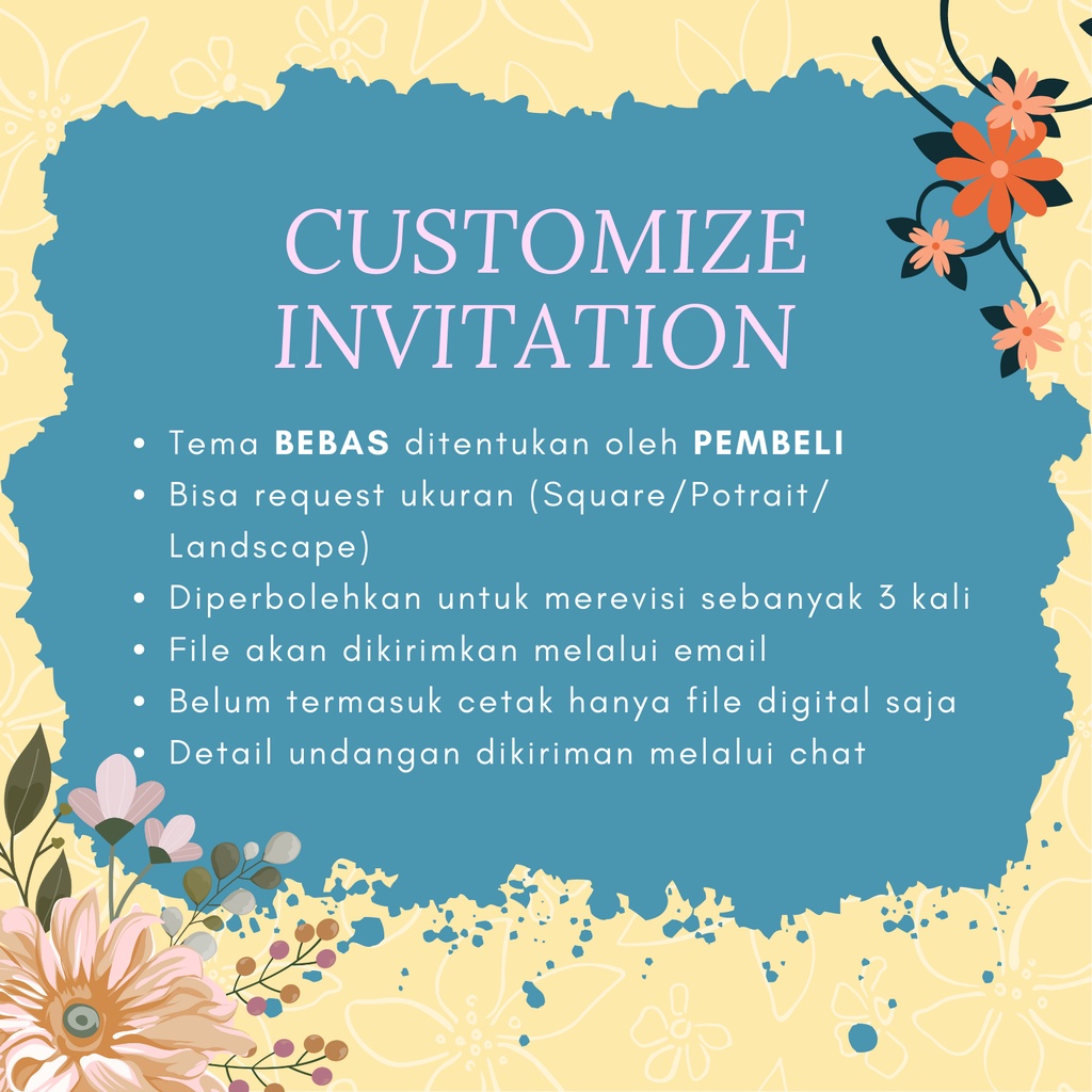 Jual UNDANGAN ULANG TAHUN/ANNIVERSARY/WEDDING | Shopee Indonesia