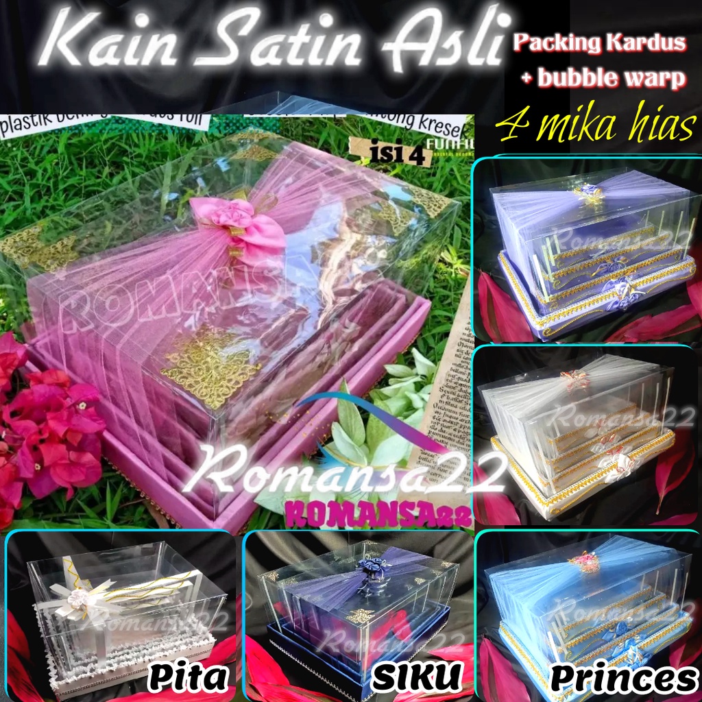 Jual Box Parsel Hantaran Seserahan Kotak Mahar Pengantin Isi 4 Lengkap ...