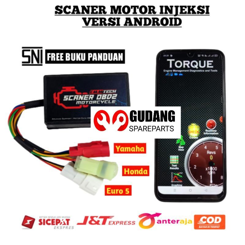 Jual Harga Murah !!! SCANER SCANNER SKANER OBD 2 MOTOR INJECTION ...