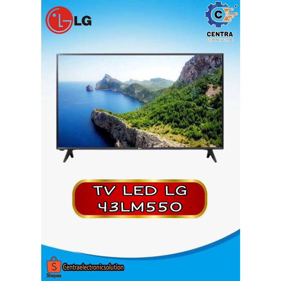 Jual LG 43LM550 LED TV 43 Inch Full HD Digital USB HDMI 43LM550BPTA ...
