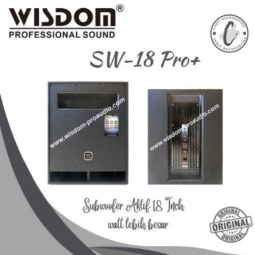 Jual Wisdom SW18Pro+ Subwoofer Aktif 18 Inch Original Wisdom SW-18 PRO+ ...