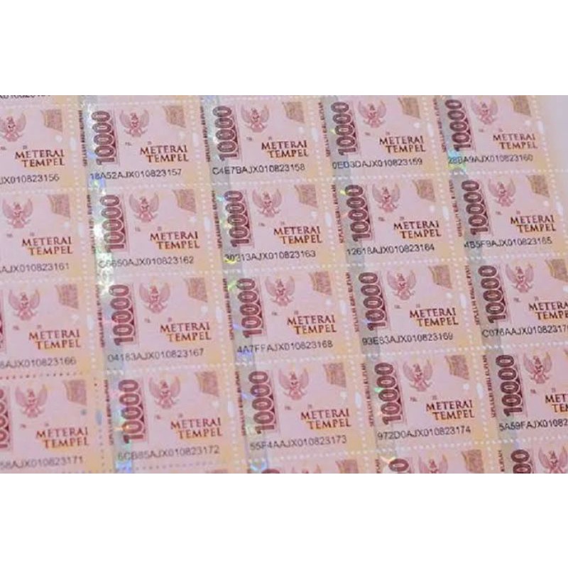 Jual Materai 10 ribu | Shopee Indonesia