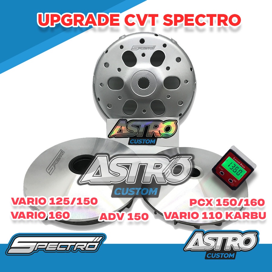 Jual Upgrade CVT PCX 160 Vario 160 Mangkok Kampas Ganda Pulley Astro ...