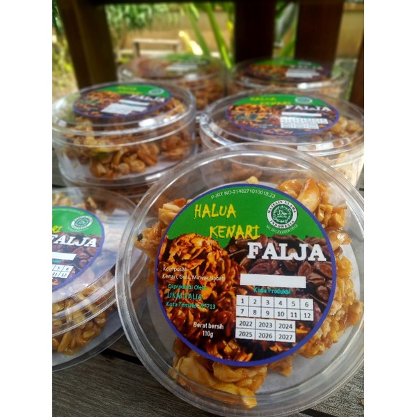 Jual Oleh-oleh Khas Ternate Halua Kenari Falja paket 2 toples | Shopee Indonesia