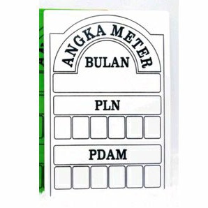 Jual Papan Meter PLN / PAM PDAM whiteboard | Shopee Indonesia
