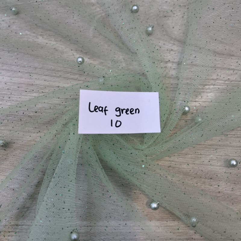 Jual Tille Mutiara Glitter/Tulle Soft Pearl/Tulle Halus Polos Glitter ...