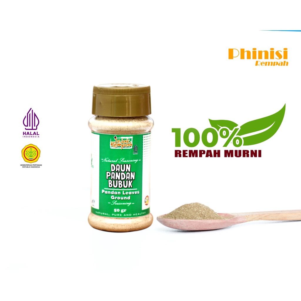 Jual Daun Pandan Bubuk (Pandan Leaves Ground) | Shopee Indonesia
