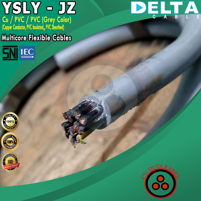 Jual Kabel YSLY-JZ 12x0,75 mm2 DELTA /12x0,75mm2/12x0.75 mm2/12x0.75mm2/12 x 0,75 mm2/12x0,75mm ...