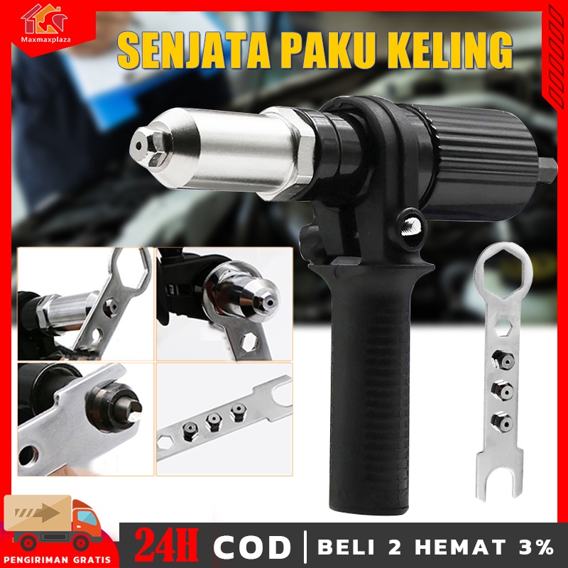 Jual Alat Tang Rivet Ripet Adaptor Konverter Bor Paku Rivet Elektrik ...