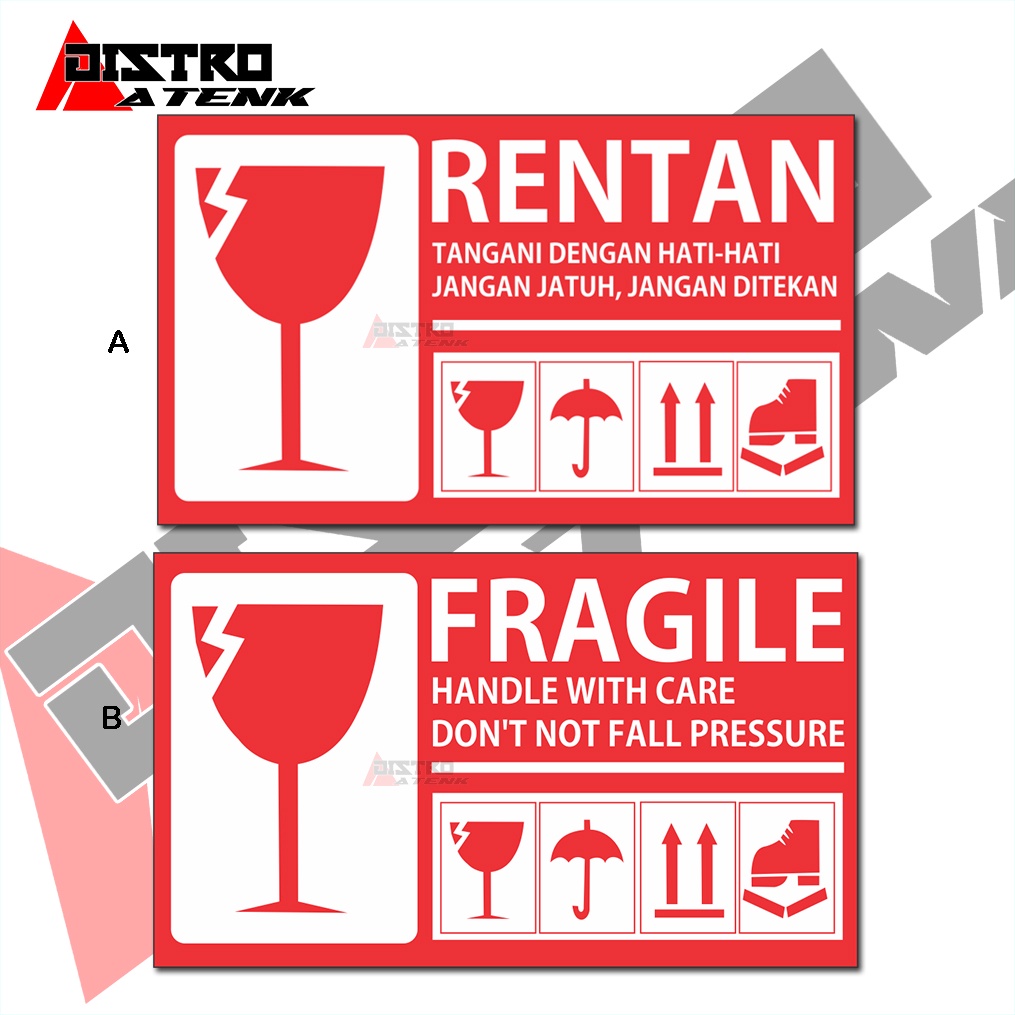 Jual Stiker Fragile Vinil / Stiker Pecah Belah Anti Air - STICKER ...