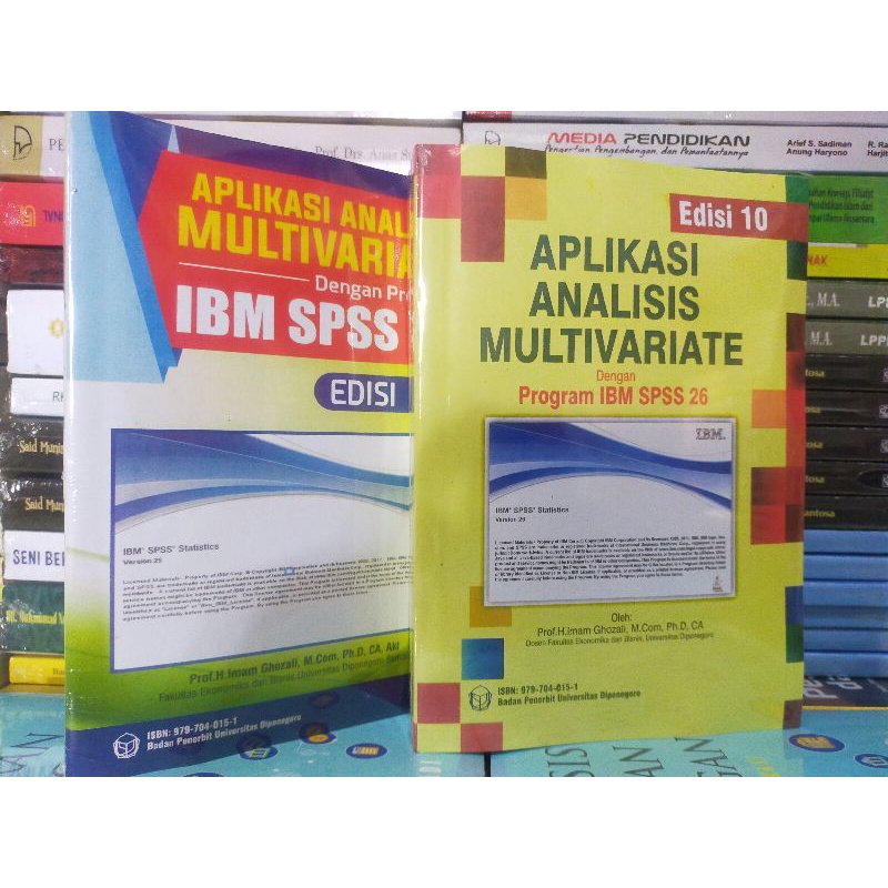 Jual Aplikassi Analisis Multivariate Dengan Program IBM SPSS 19 - SPSS 25 & SPSS 26 - Imam ...