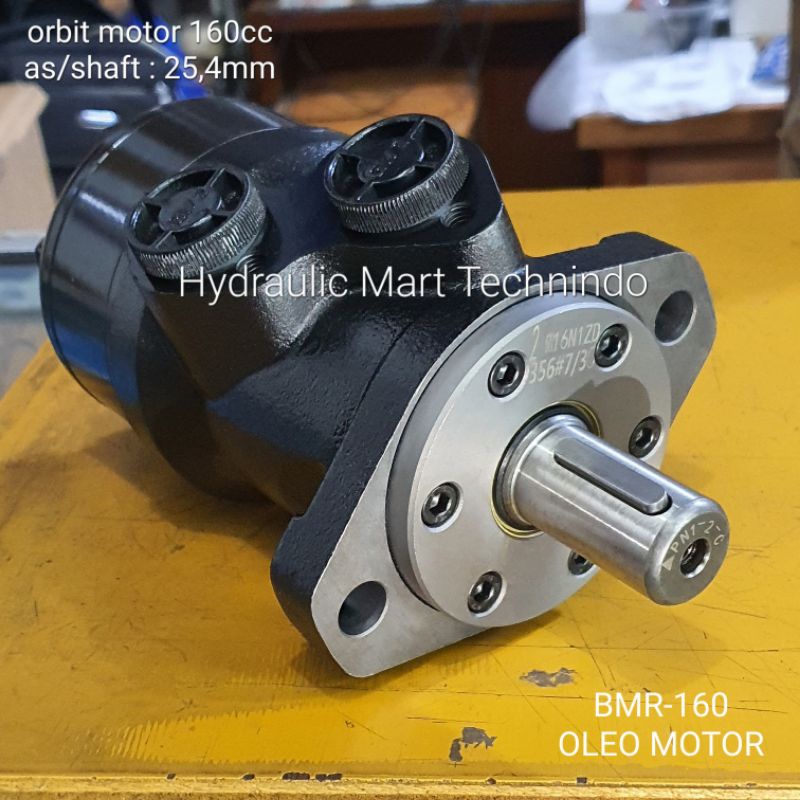 Jual orbital motor hydraulic 160cc BMR-160 shaft 25,4mm brand OLEO ...