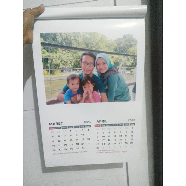 Jual Kalender 6 Lembar 2 Bulanan | Shopee Indonesia