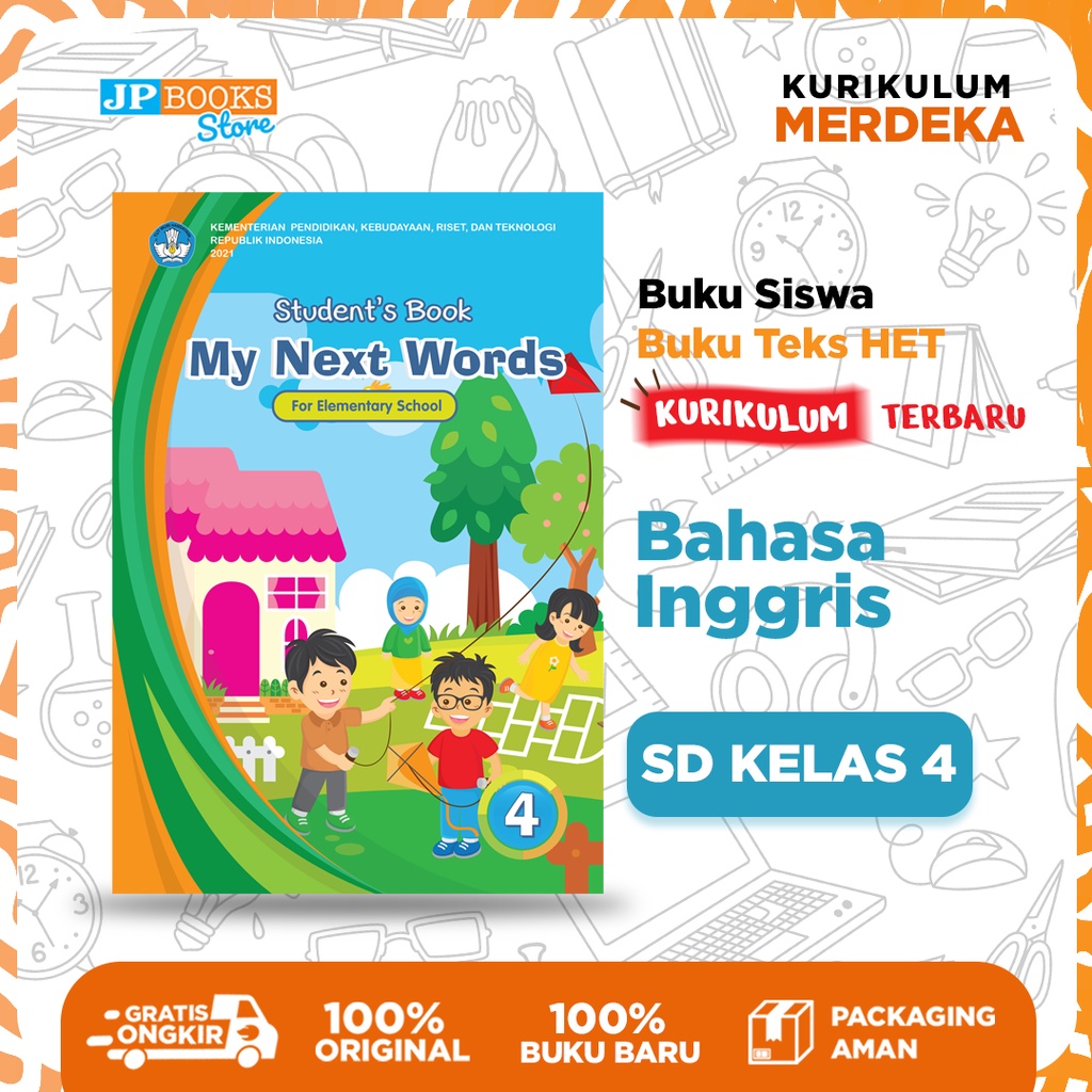Jual JP Books – Buku Siswa Teks Het Kurmer Sekolah Bahasa Inggris Sd Kelas 4 - Kurikulum Merdeka ...