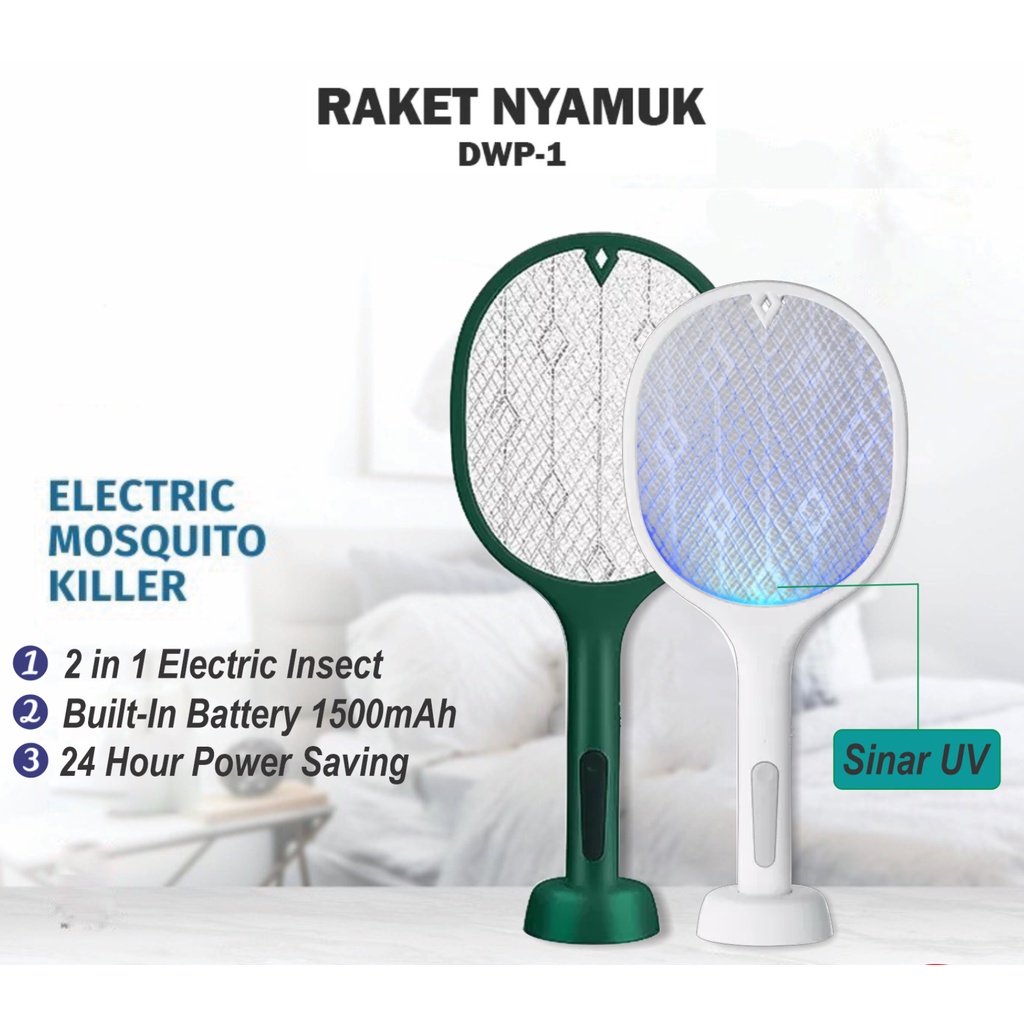 Jual Raket Nyamuk Listrik 2in1 Multifungsi Pembunuh Nyamuk Elektrik ...
