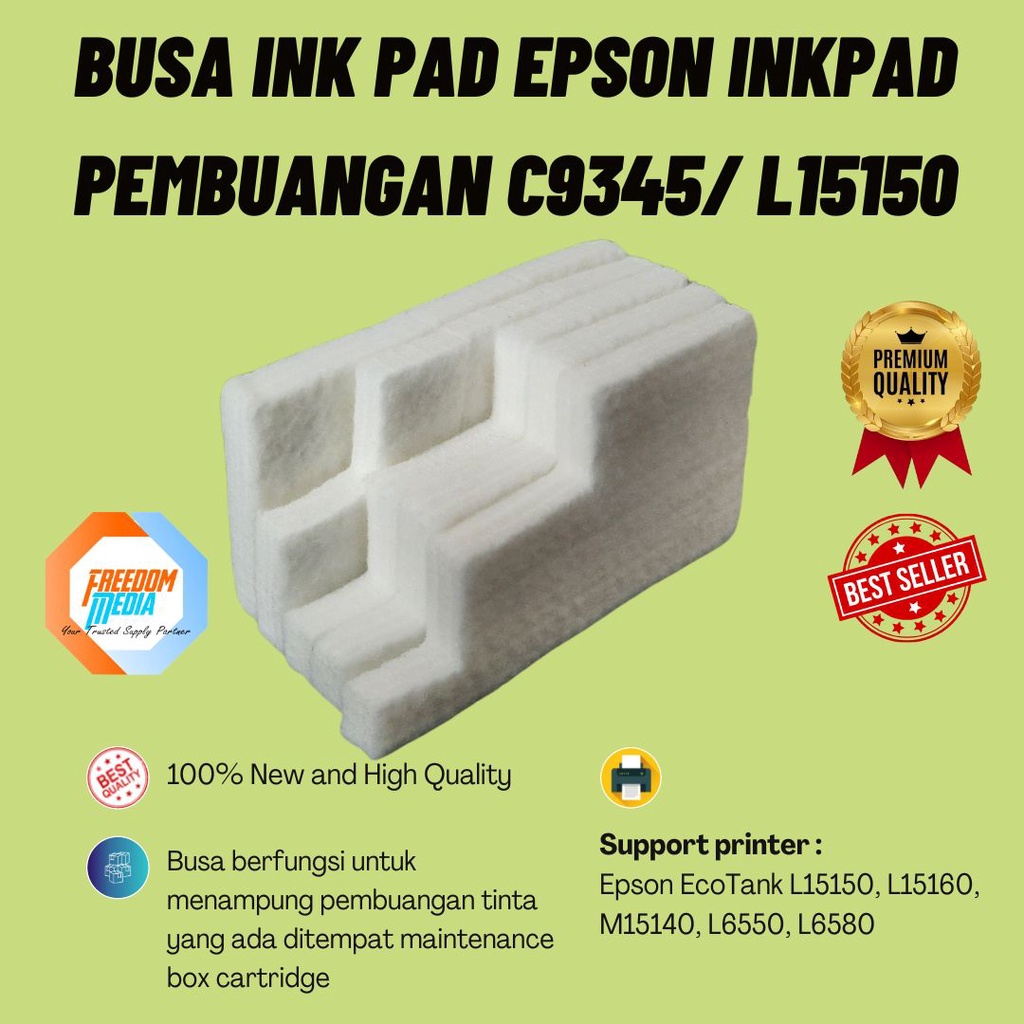 Jual Busa Ink Pad Pembuangan Printer Epson C9345- L15150 L15160 L18050 ...