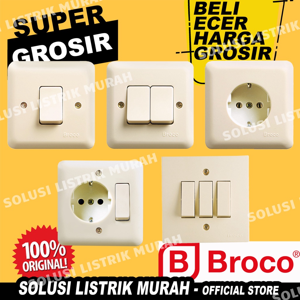 Jual Saklar Listrik Terlengkap & Harga Terbaru Mei 2026 | Shopee Indonesia