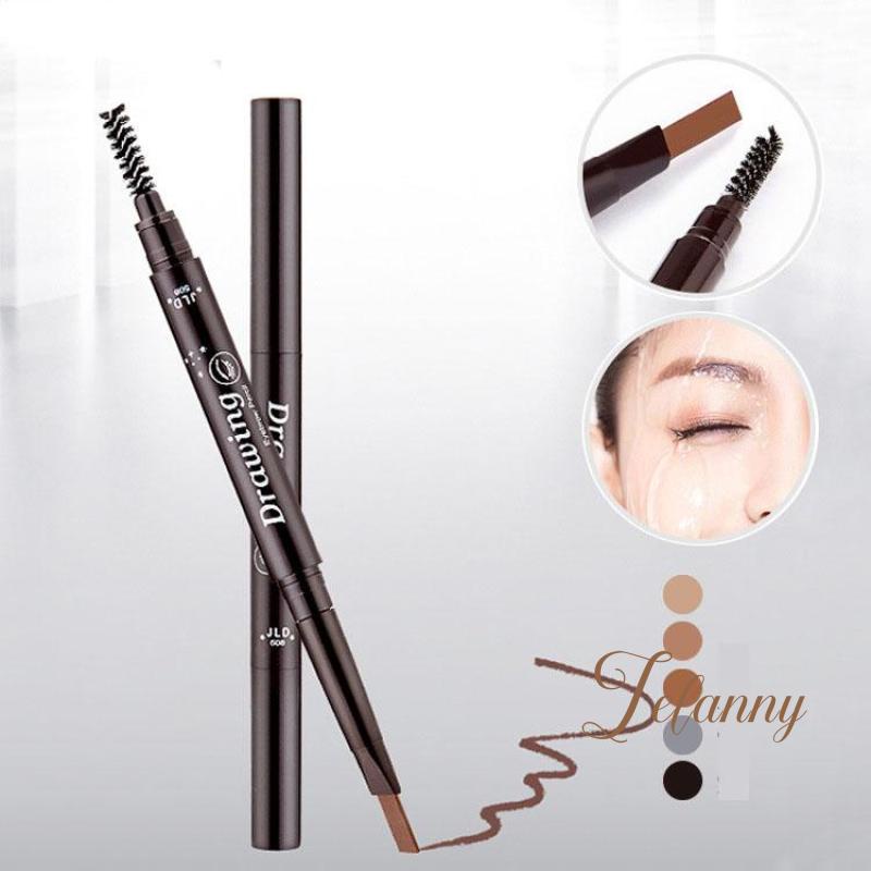 Jual Ready Eyebrow Pensil 2 in 1 Waterproof Alis Drawing Automatic ...