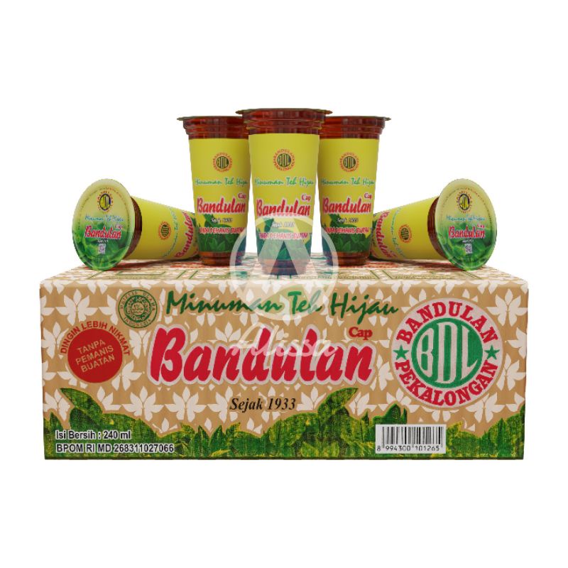 Jual Teh Bandulan Hijau Jumbo 240ml x 24Pcs | Shopee Indonesia