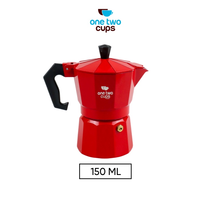 Jual One Two Cups Espresso Coffee Maker Moka Pot Teko Stovetop Filter ...