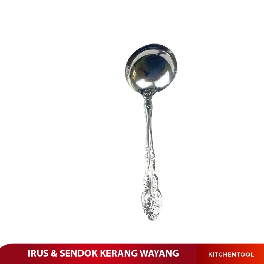 Jual NS - Sendok Sop Sayur Kuah Irus Wayang Soup Stainless Irus wayang ...