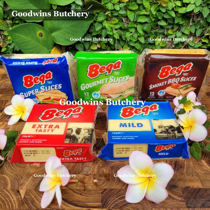 Jual ALL BEGA Australia KEJU CHEESE CHEDDAR & SLICE chilled | Shopee ...