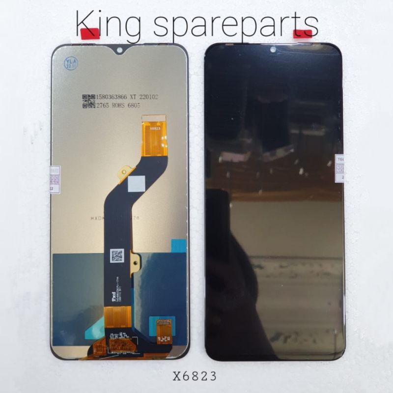 Jual LCD TOUCHSCREEN INFINIX SMART 6 PLUS X6823 X6823C ITEL VISION 3 ...