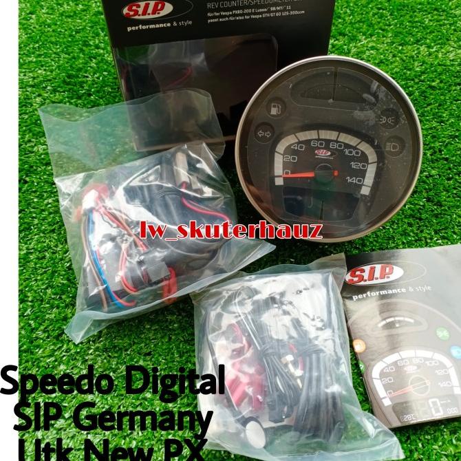 Jual Speedo Digital Vespa Ori Sip Scootershop Germany Utk New Px Npx ...