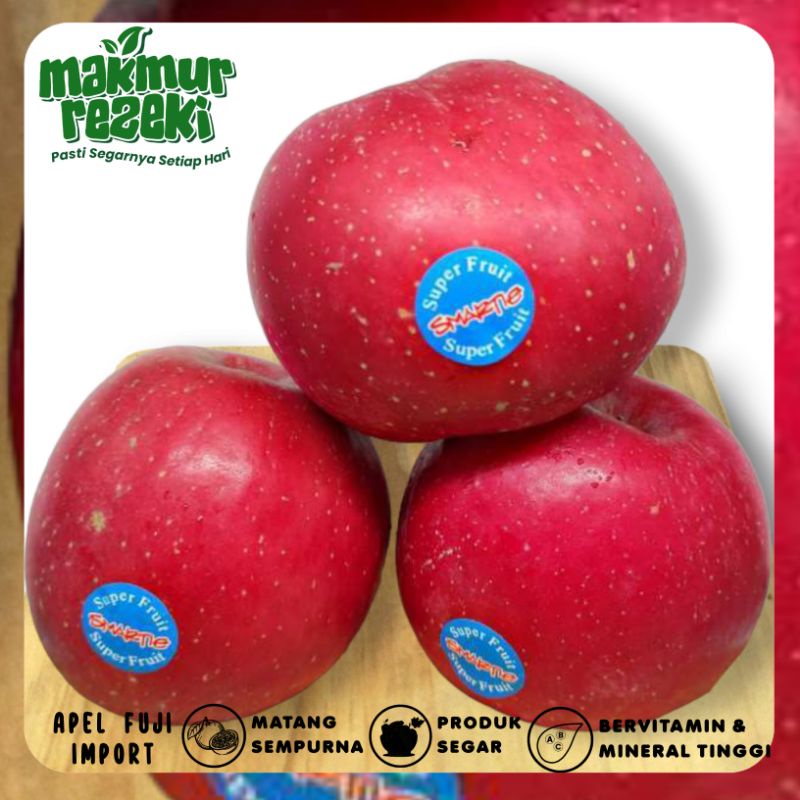 Jual BUAH APEL FUJI RRC 1KG DAN 500 GRAM SEGAR DAN BERKUALITAS | Shopee ...