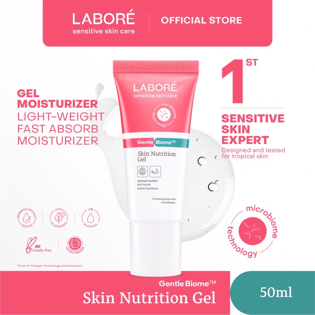 Jual LABORE Face Care Indonesia / GentleBiome Mild Cleanser Hydration ...