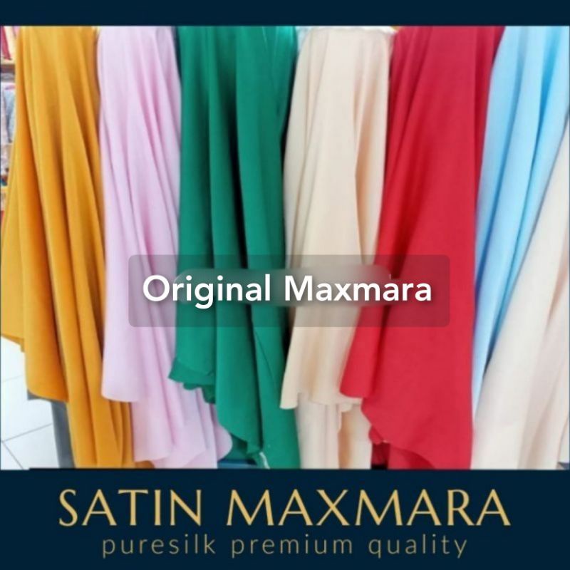 Jual kain satin maxmara premium kain furing dalaman kebaya | Shopee ...
