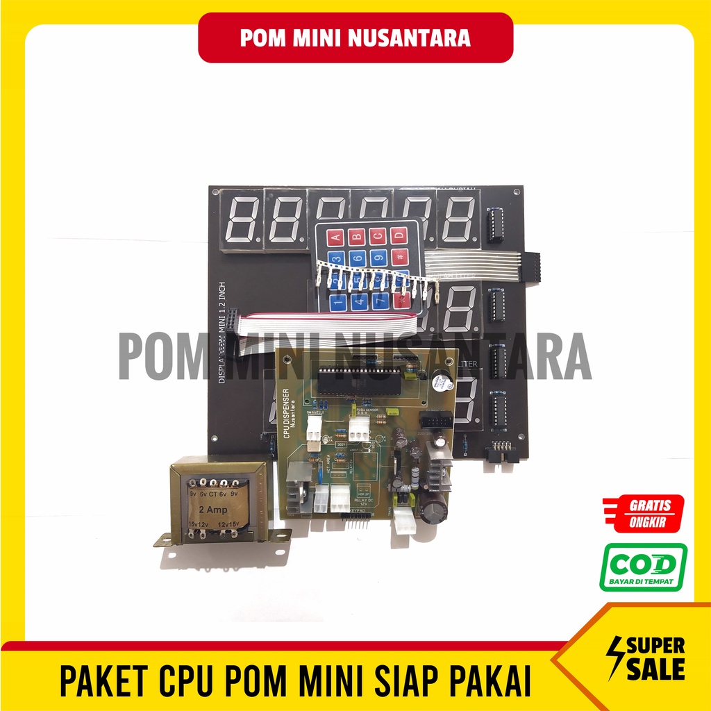 Jual Pom Mini Nusantara - Paket Cpu Pertamini Cpu Display Seven Segmen ...