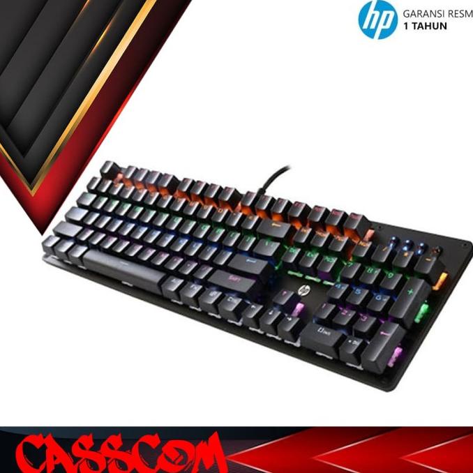 Jual HP GK100 KEyboard Gaming Mechanical Rainbow Backlight | Shopee ...