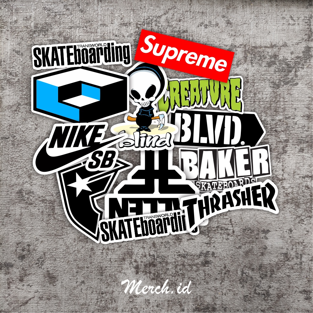 Jual Stiker distro SKATE mix / sticker pack | Shopee Indonesia