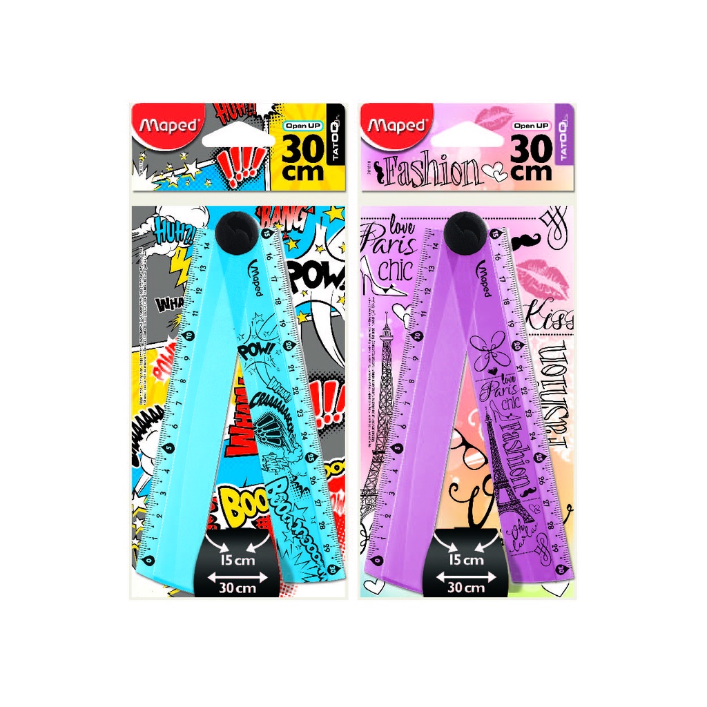 Jual Foldable Ruler MAPED Cosmic DRAF 281017 Penggaris Lipat 30 cm ...