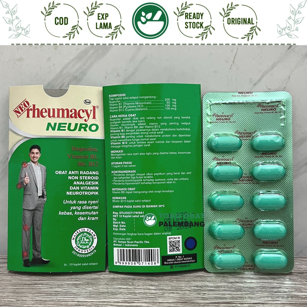 Jual NEO RHEUMACYL NEURO 10 KAPLET NEORHEUMACYL NEURO | Shopee Indonesia