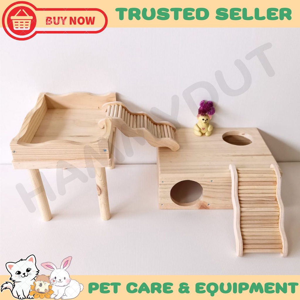 Jual Set Perlengkapan Kandang Meja Platform Maze Hideout Multichamber ...