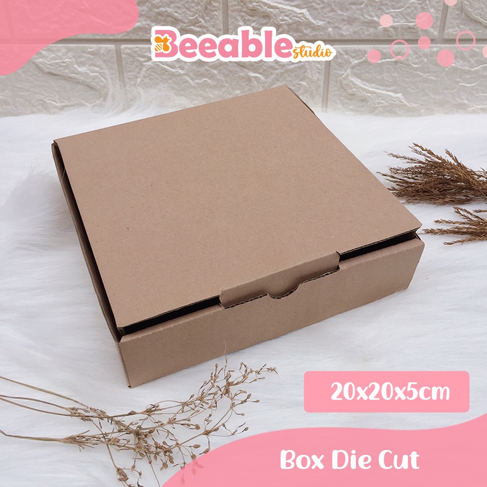 Jual [20x20x5] Box Die Cut Packaging Kotak Dus Packing Hampers | Shopee ...