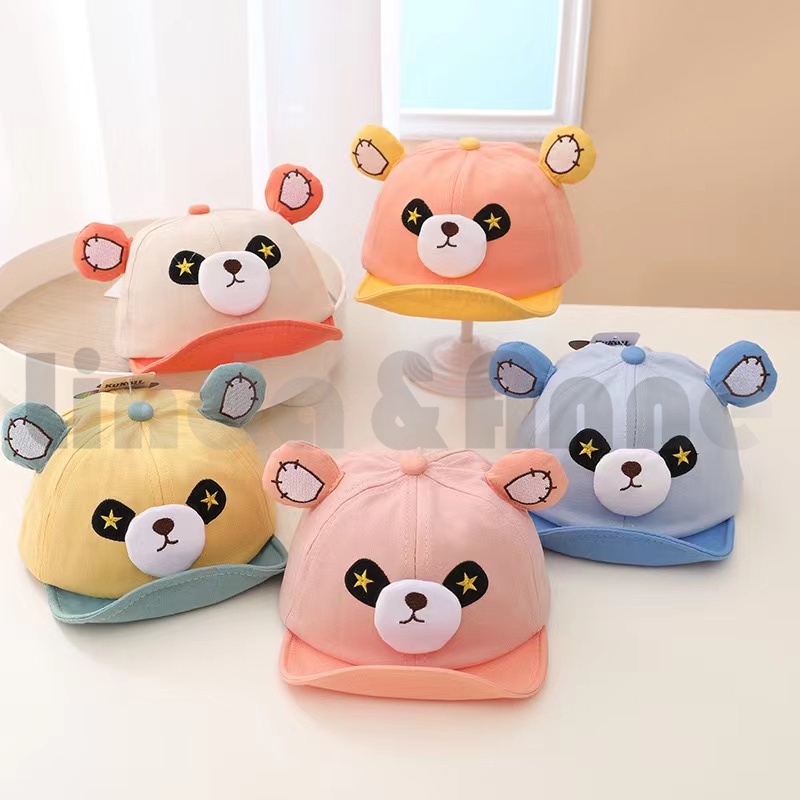 Jual Topi Bayi Karakter Beruang Lucu Fashion Anak Laki-Laki Dan ...