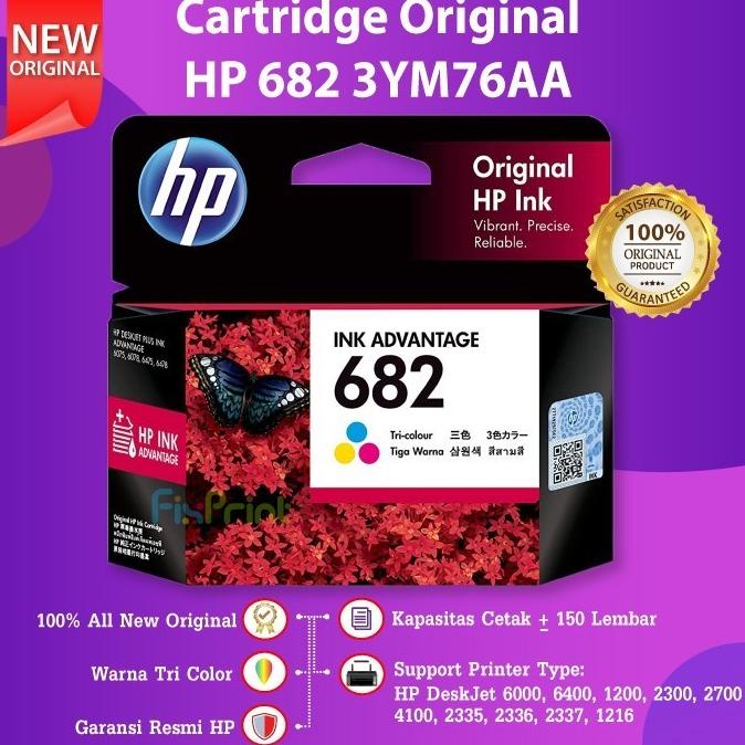 Jual Promo Original HP 682 Color 3YM76AA Cartridge Tinta 2336 2778 2779 ...